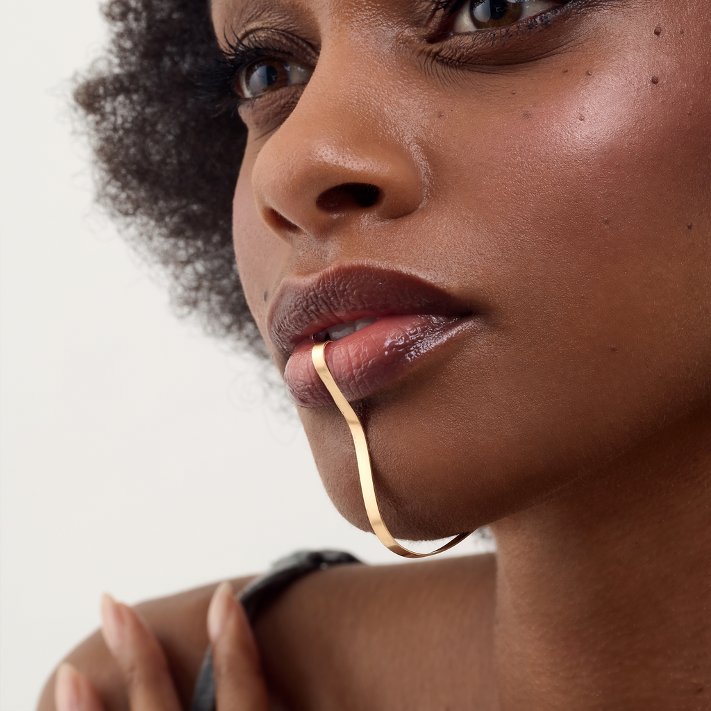 Angelina Jolie Lip to Chin Cuff | Nina Berenato Jewelry